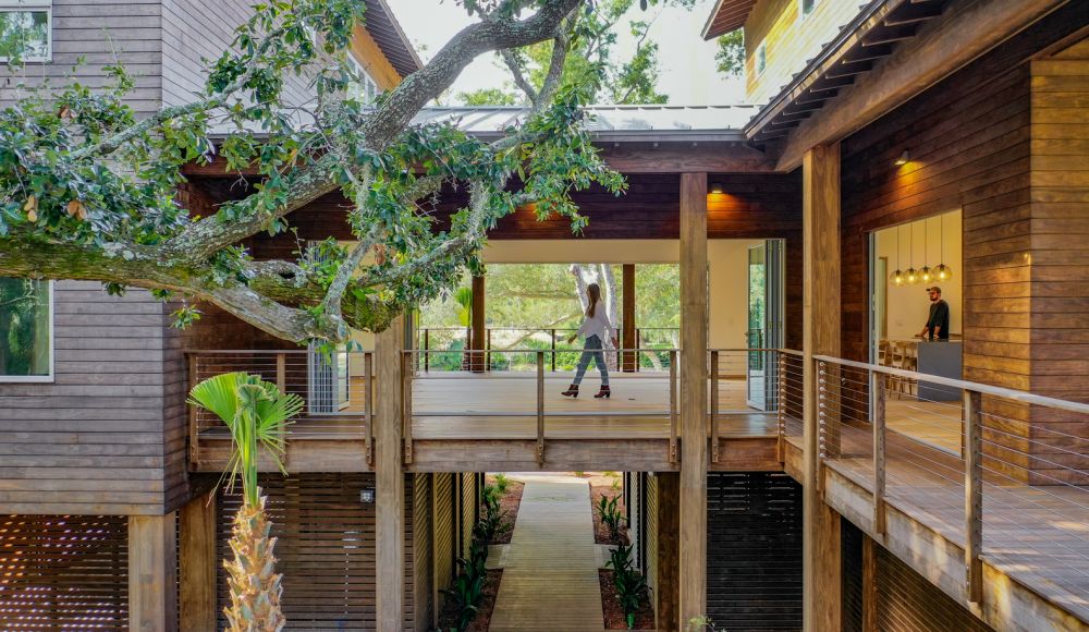 victoria bay house celebrates organic design in wood: project by ...