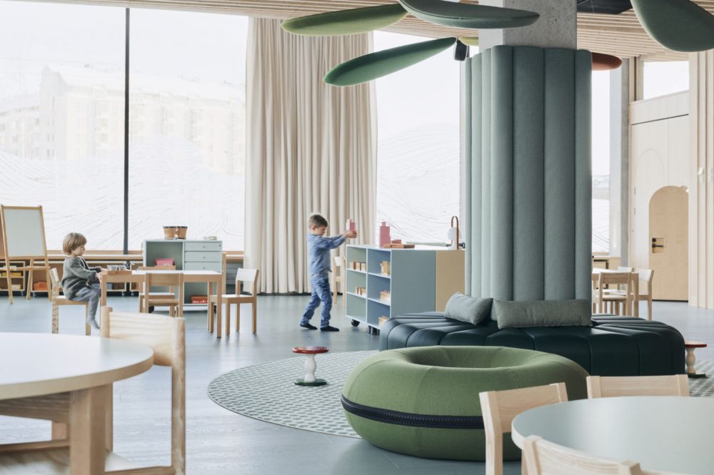 a nordic-scandinavian kindergarten design inspired by the sea: project ...