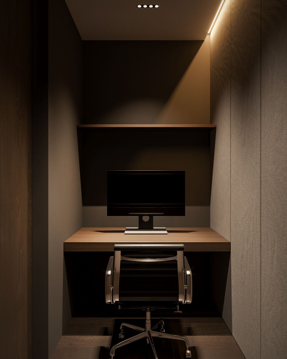 graphite apartment draws an elegant yet niche place to rest: project by ...