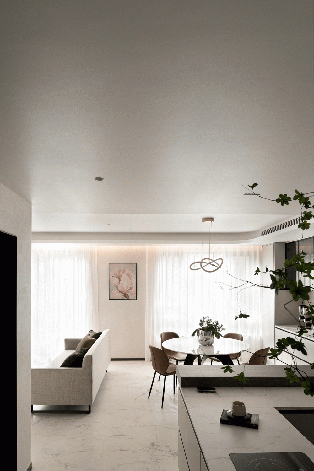 xirui chunqiu is a warm and minimalistic private residential project in ...