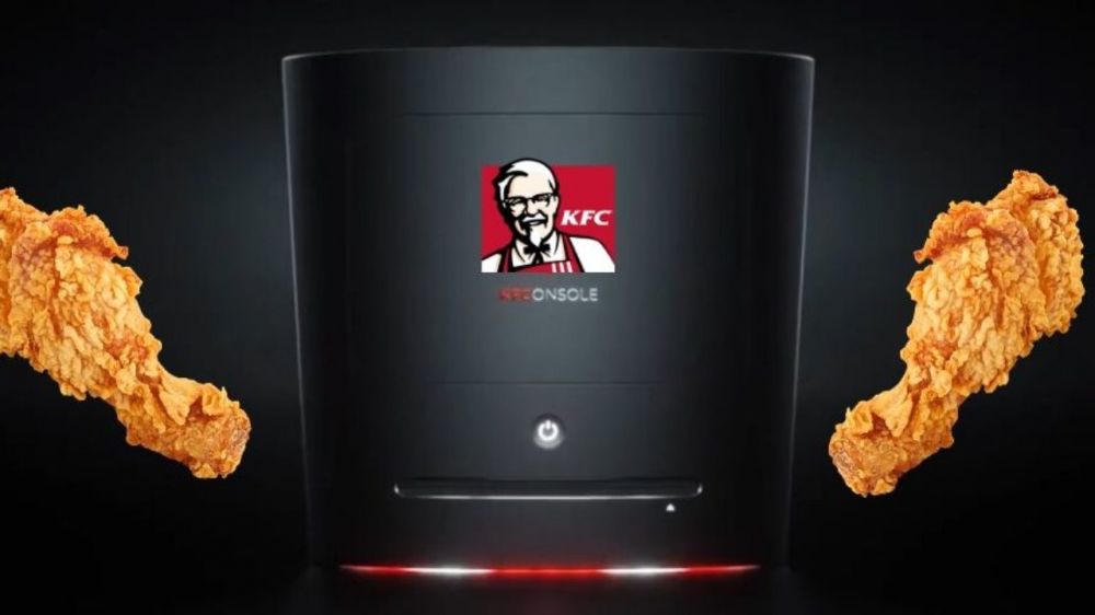 news: kfc's masculine chicken chamber joins gaming console battlefield ...