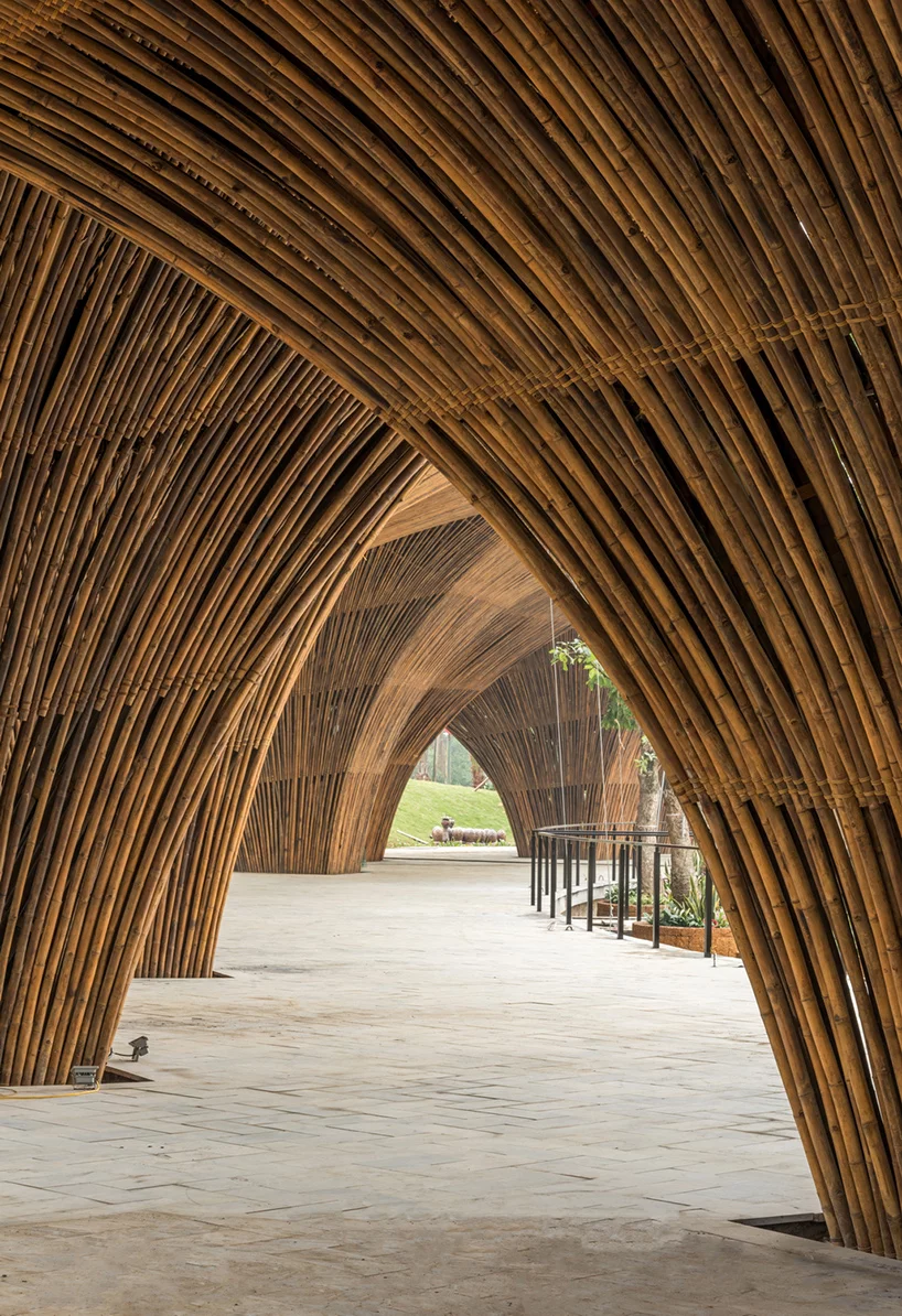 Bamboo Architecture Concept Lotus Forest Bamboo Cabin :: Behance